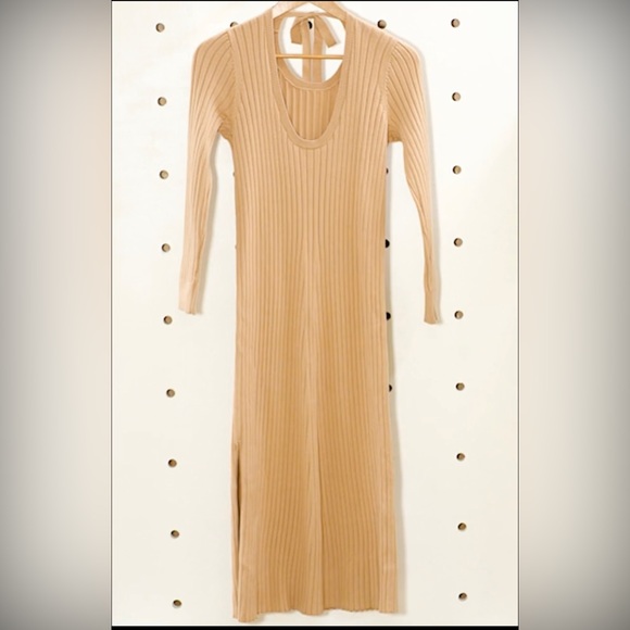 Wayf | Dresses | Wayf Long Sleeve Sweater Dress | Poshmark